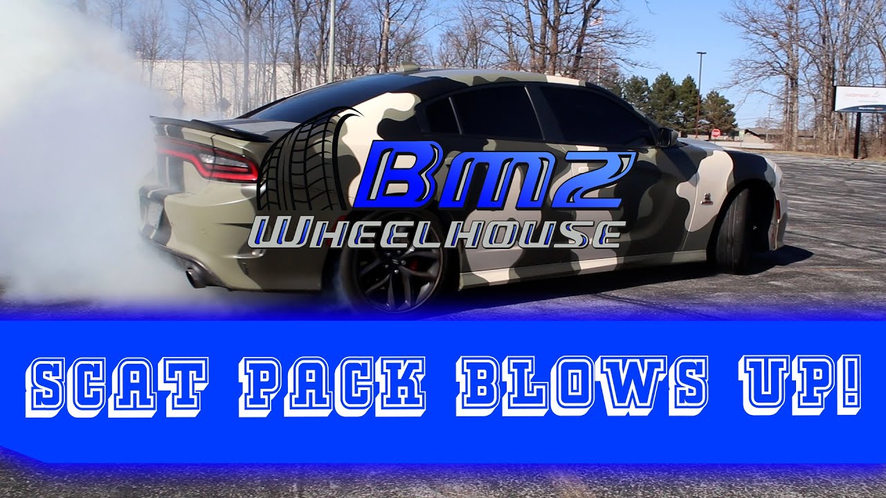 Young Dolph Camo Wrapped Scat Pack Blows Up! - YouTube