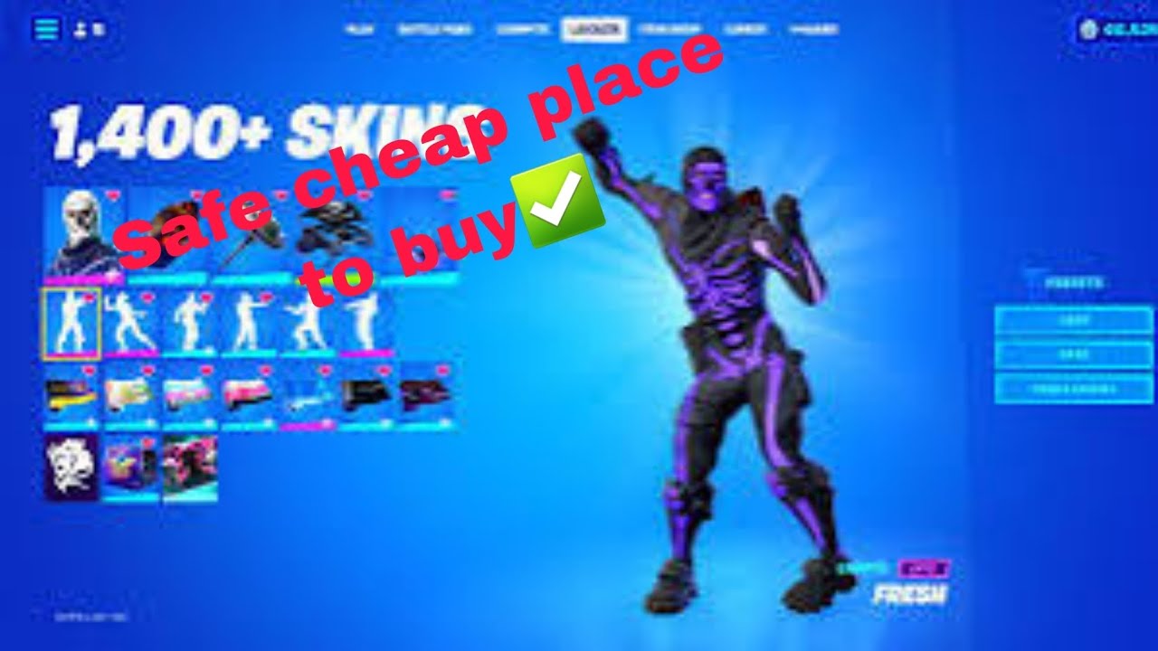 CHEAP SAFE PLACE TO BUY STACKED FORTNITE ACCOUNTS | ACCOUNTS STILL IN ...