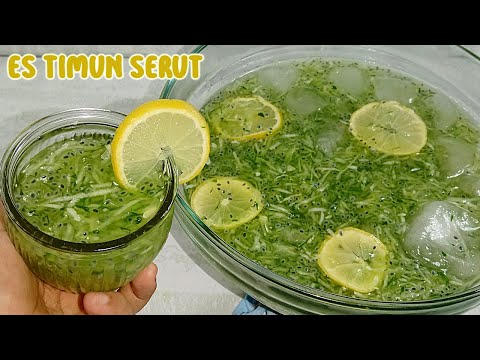 TERNYATA CARA BUATNYA SIMPLE BANGET‼️ES TIMUN SERUT JERUK LEMON