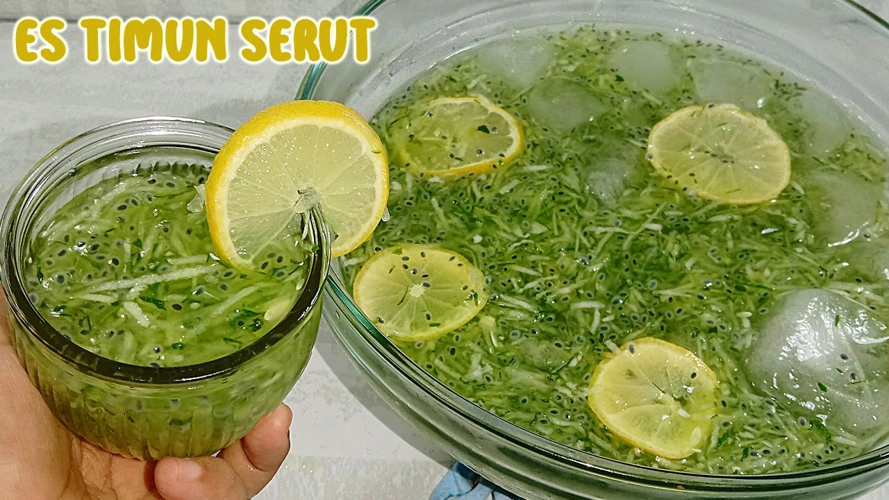 TERNYATA CARA BUATNYA SIMPLE BANGET‼️ES TIMUN SERUT JERUK LEMON - YouTube