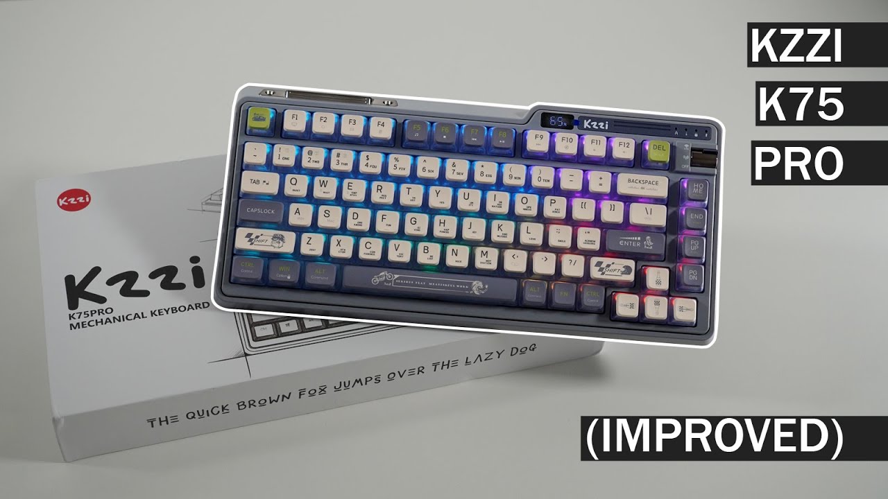 This is Super Cool - Unboxing (Improved) KZZI K75 Pro Mechanical RGB ...