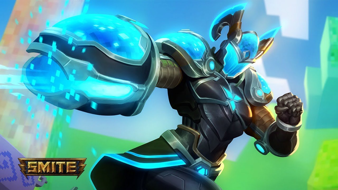 SMITE: Pixel Beast Cernunnos, Skin Review - YouTube