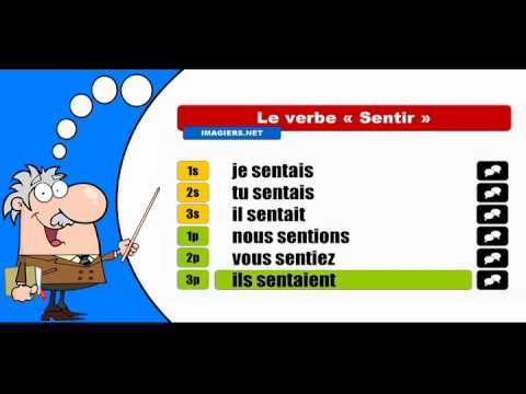La conjugaison du verbe Sentir # Indicatif Imparfait - YouTube