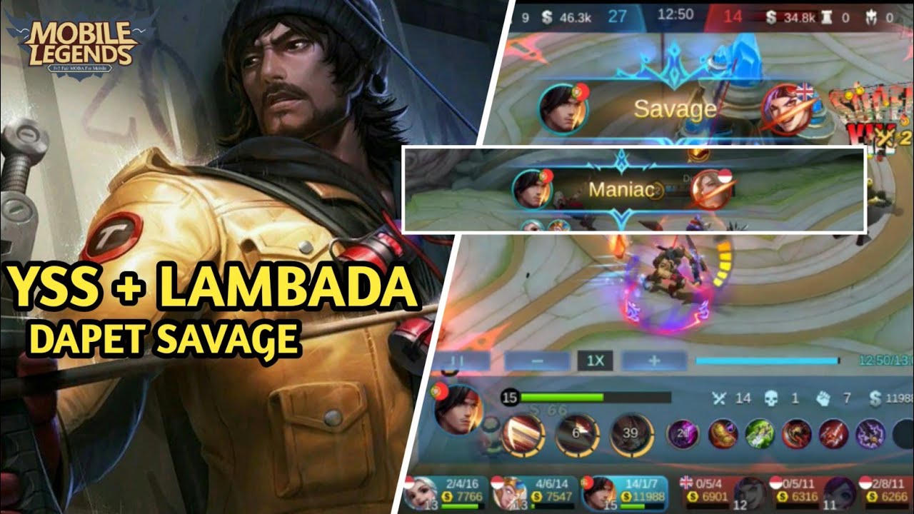 HERO WINSTREAK DARI EPIC BADAK SAMPE MYTHIC DAPET SAVAGE TERLALU OPO ...