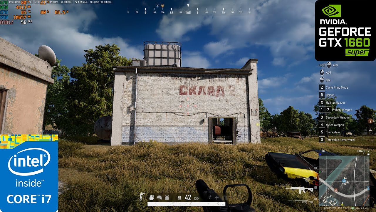 PUBG PC Erangal Map (GTX1660 Super 6GB) - Ultra Graphics - YouTube