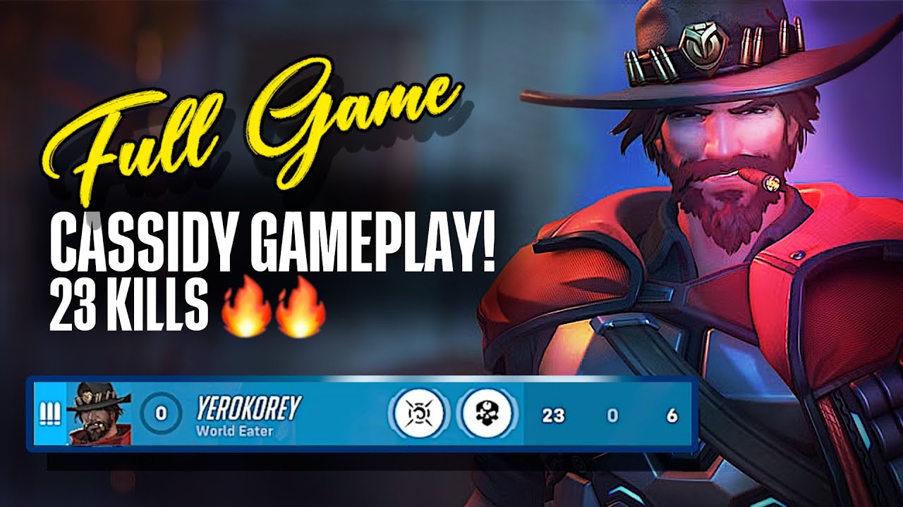 CASSIDY Gameplay!! Overwatch 2 Full Game (Season 15) - YouTube