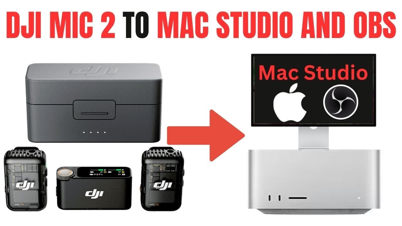 DJI Mic 2 To My Mac Studio Plug-N Play With OBS - YouTube