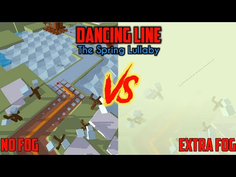 Dancing Line - The Spring Lullaby No Fog vs Extra Fog - YouTube