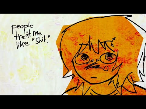 cartoon wound - bulldog eyes + blacksquares / animatic