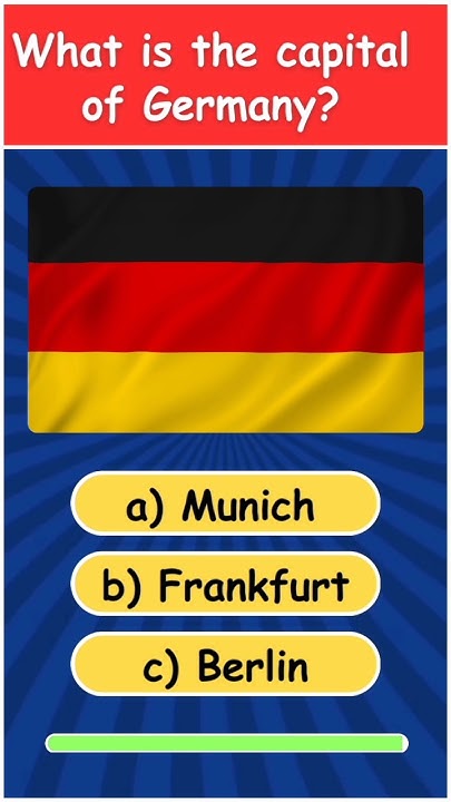 Capital of Germany? | geography quiz #youtubeshorts #shorts - YouTube