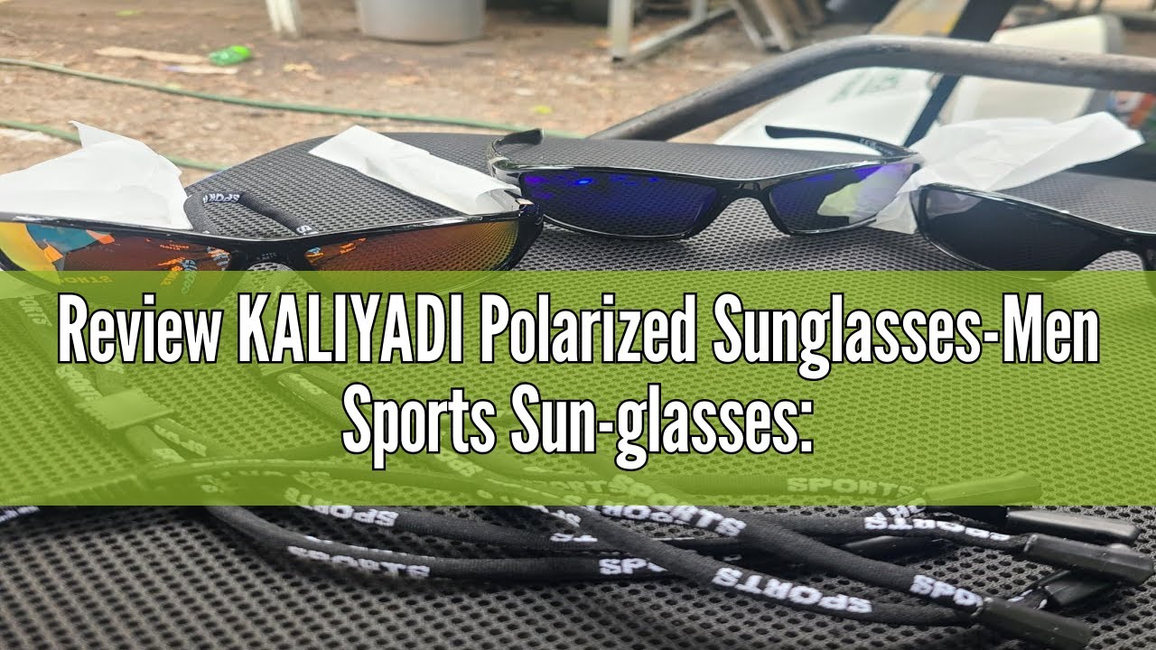 Review KALIYADI Polarized Sunglasses-Men Sports Sun-glasses: Mens ...