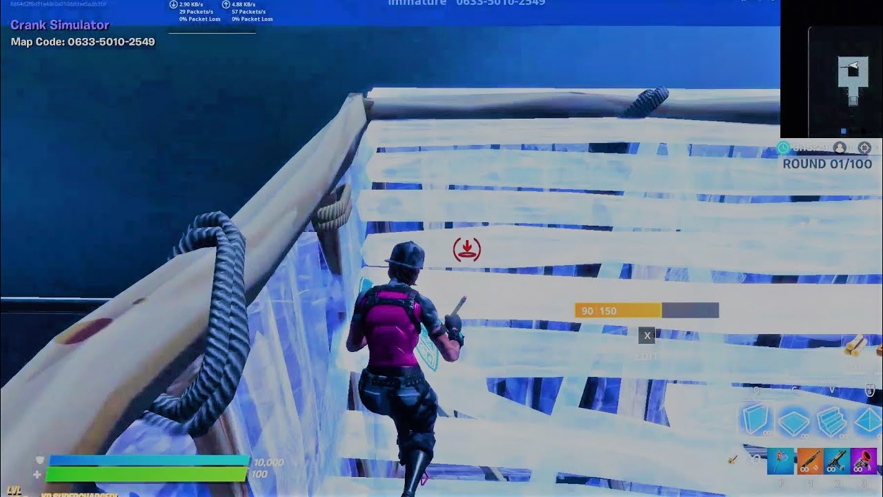 Fortnite crank simulator 1.3 speed - YouTube