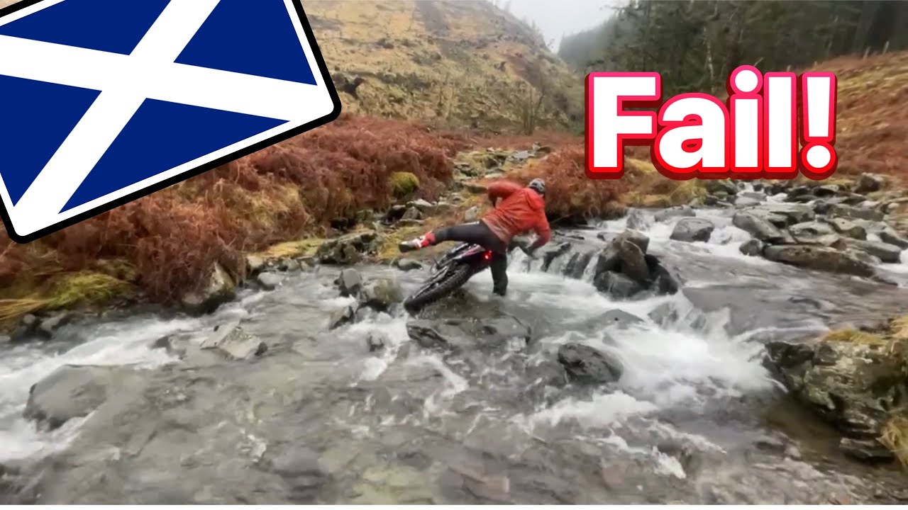 TRIALS RIDING FAILS | I FALL IN A RIVER | OUR TRIP DIDN'T GO TO PLAN ...