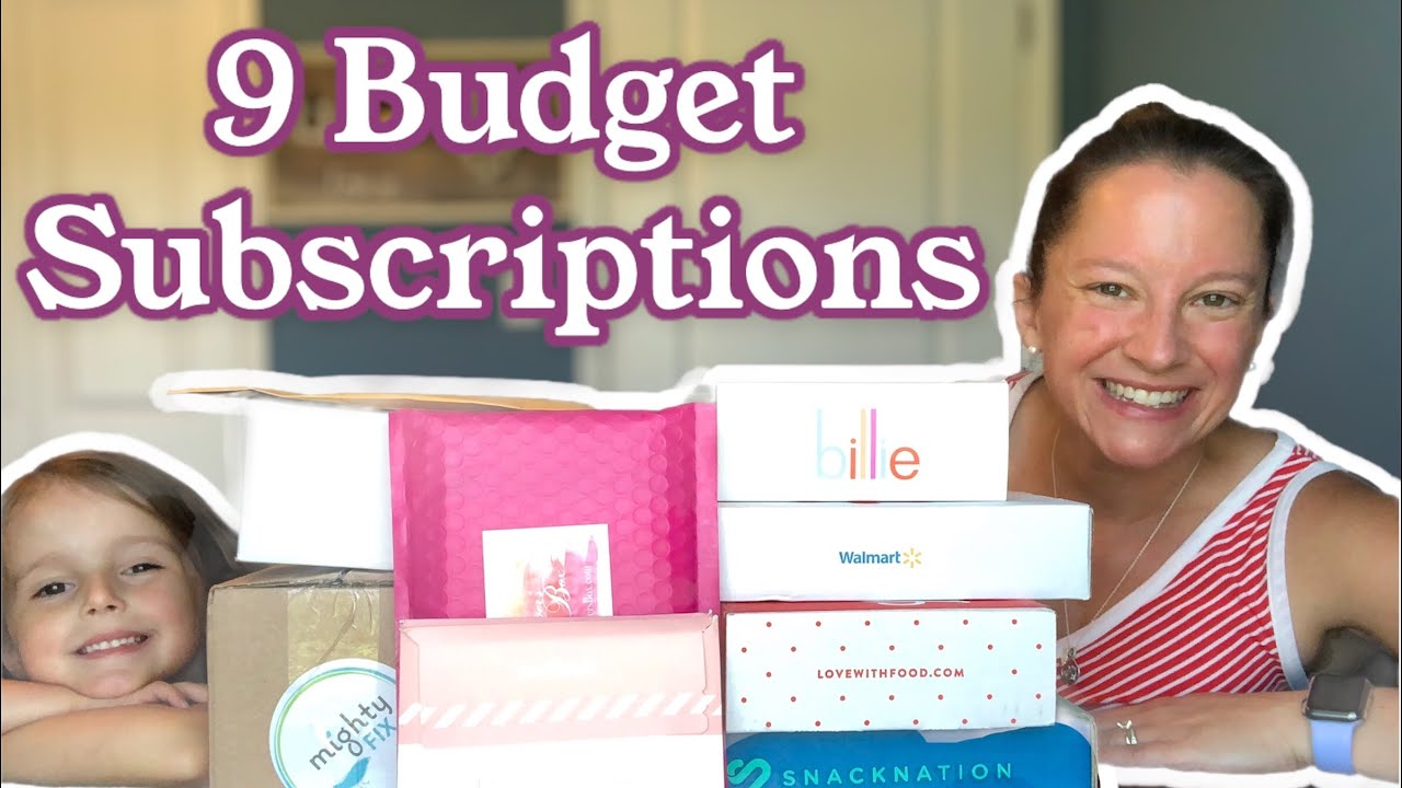 Opening 9 Budget Friendly Subscription Boxes Under $10 - YouTube