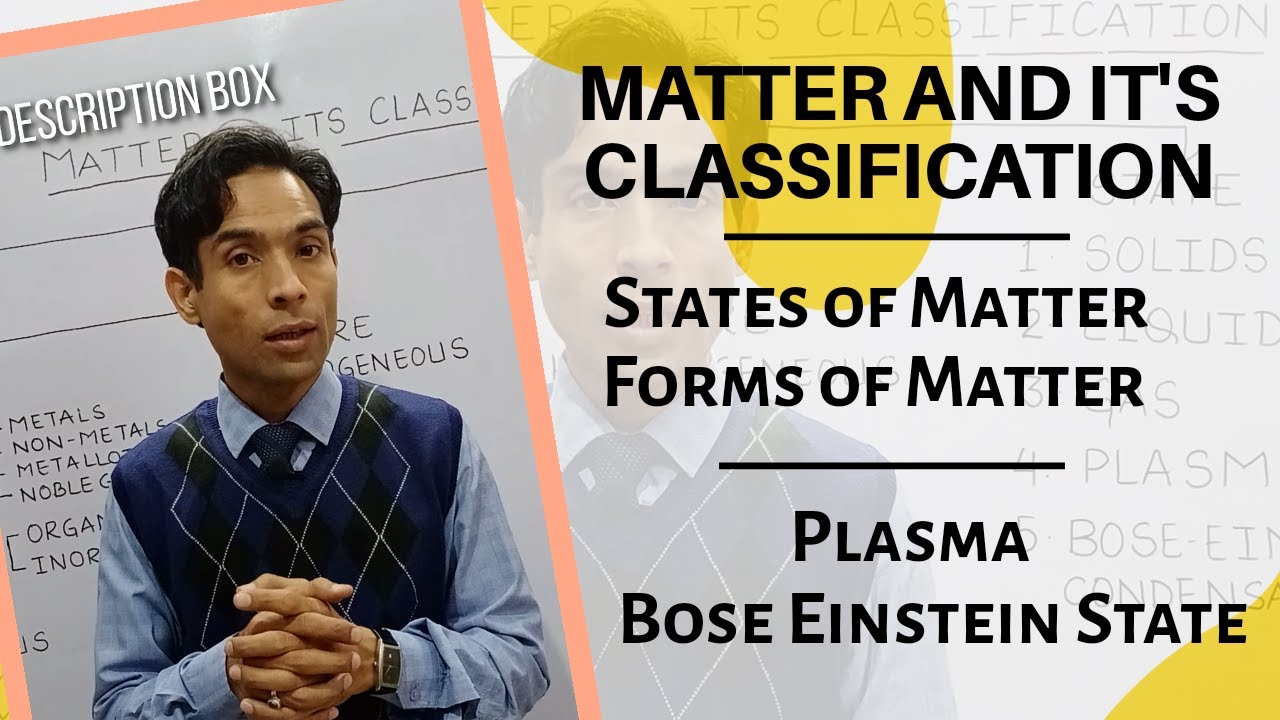 Matter & It's Classification | What are State of Matter? | What are the ...