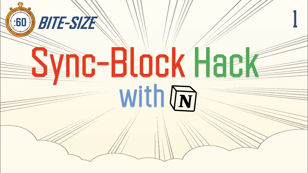 Ep 1 Did you know this fantastic Sync Block Hack in Notion ? - YouTube