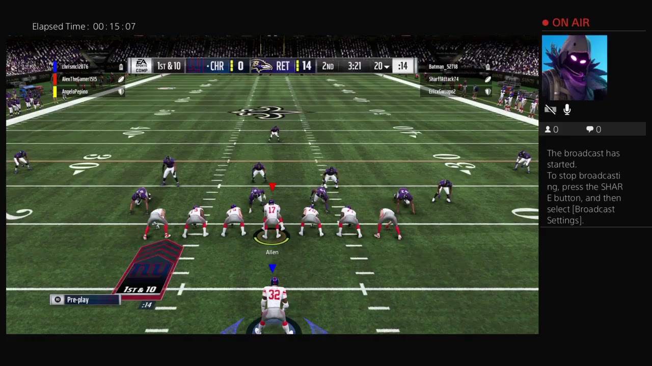 madden game play with clan - YouTube
