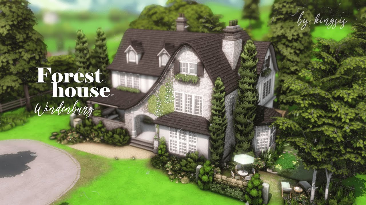 Дом для большой семьи | Строительство The Sims 4 | Forest House - YouTube