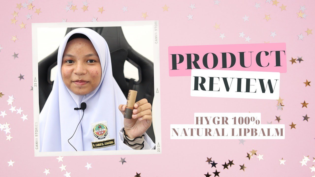 HYGR 100% NATURAL LIP BALM - PRODUCT REVIEW - YouTube