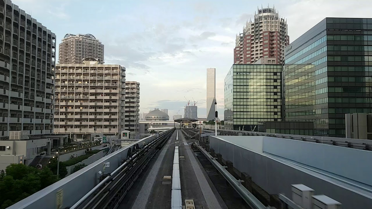 Tokyo Yurikamome line ride timelapse - YouTube