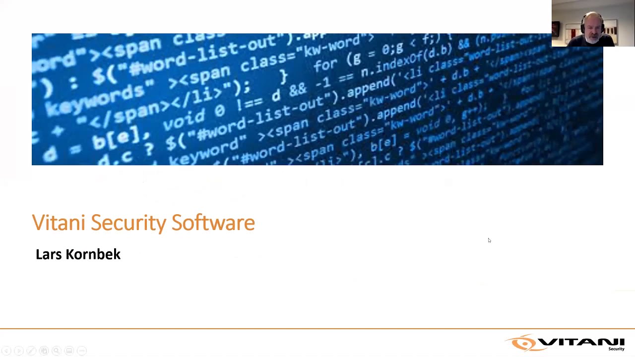 Webinar, Vitani Security Software - YouTube