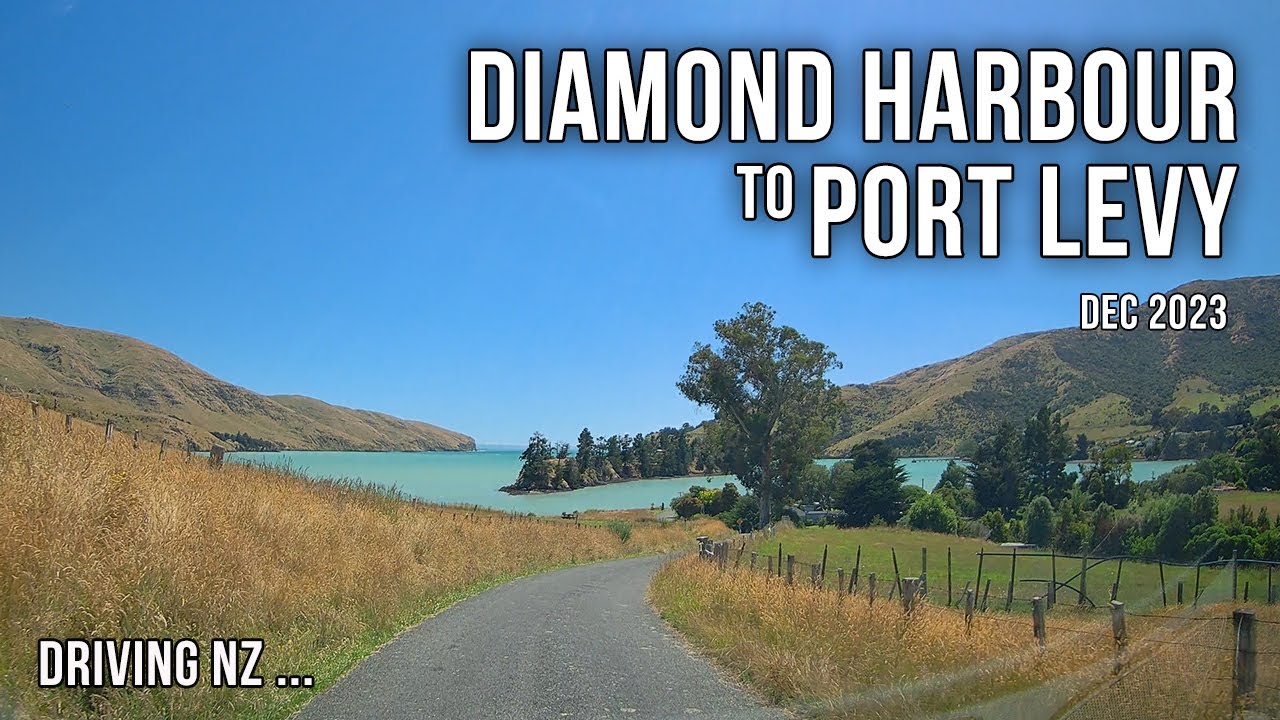 Driving New Zealand: Diamond Harbour to Port Levy | 4K scenic drive ...