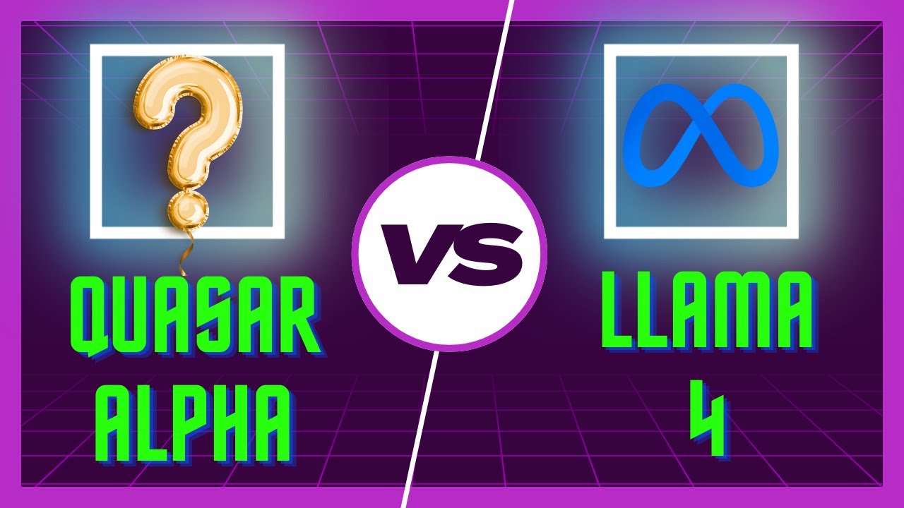 Comparing Llama 4 & Quasar Alpha - Mystery model tested!!! - YouTube