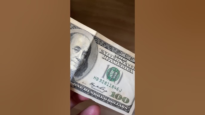 Nota De Cem Dolares Em Tamanho Real Por Que As Notas Têm Tamanhos