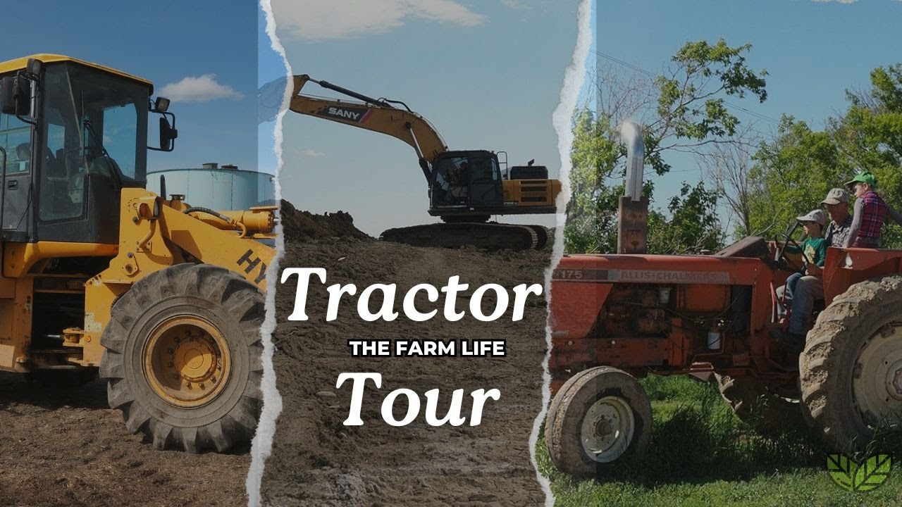 Tractor Tour | Family Farm and all the tractors we get to ride - YouTube