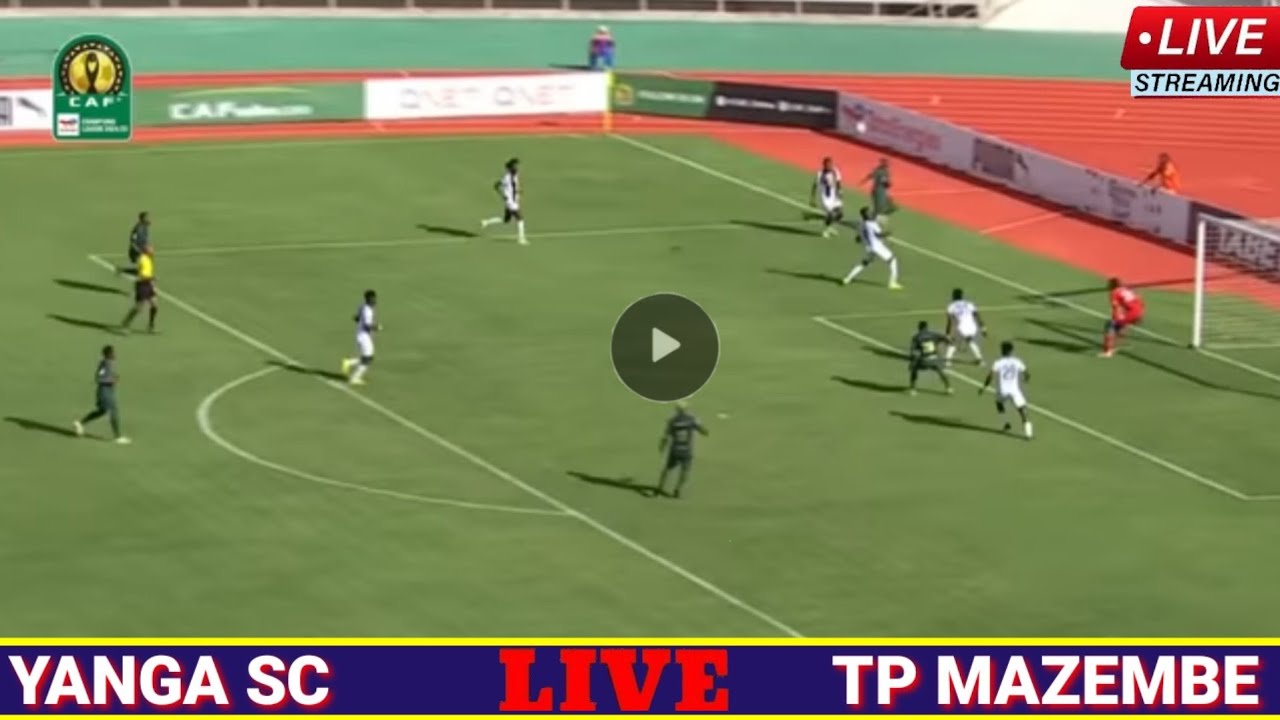 🔴MATCH:YANGA SC [3] VS [1] TP MAZEMBE CAF CHAMPION LEAGUE 4/01/2025 ...