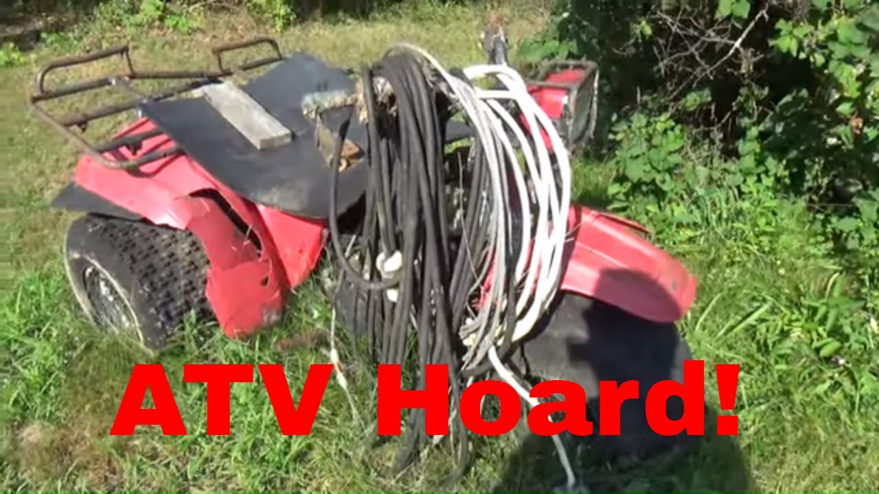 Hoard of Vintage ATVs, Shopping for the Next Project! - YouTube