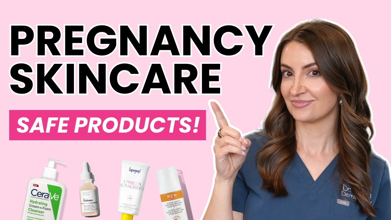 Dermatologist Approved SAFE Skincare Routine During Pregnancy! - YouTube