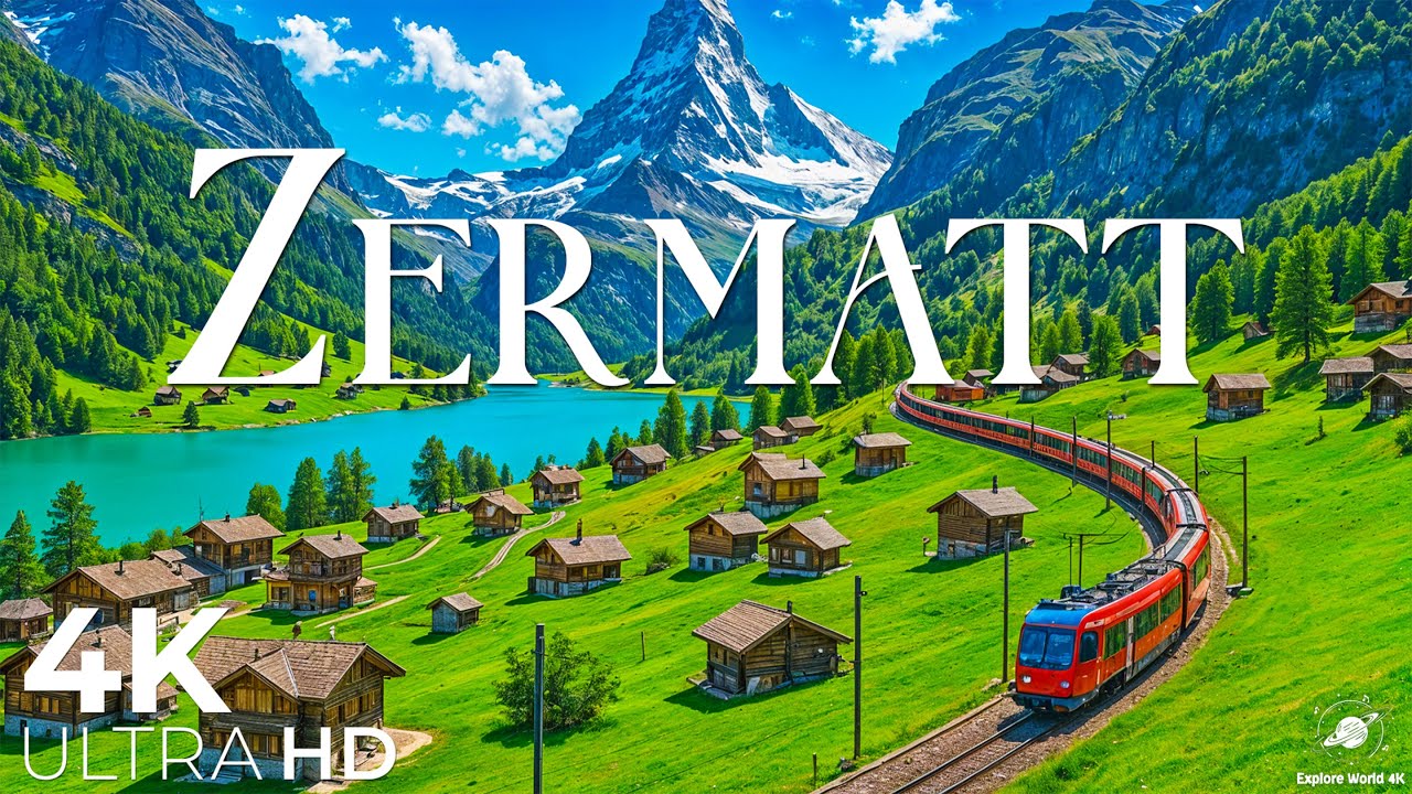Zermatt, Switzerland 4K | Breathtaking Matterhorn, Peaceful Alpine ...