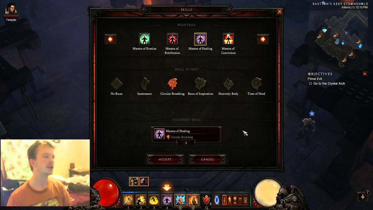 Diablo 3 Inferno Speed Monk Build & Guide - YouTube