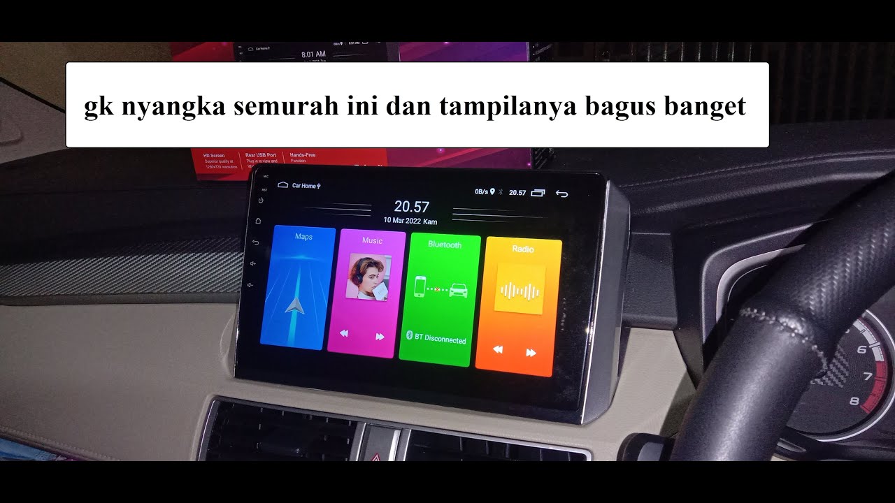HEAD UNIT ANDROID XPANDER 10 INCH LENGKAP DENGAN FRAME - YouTube