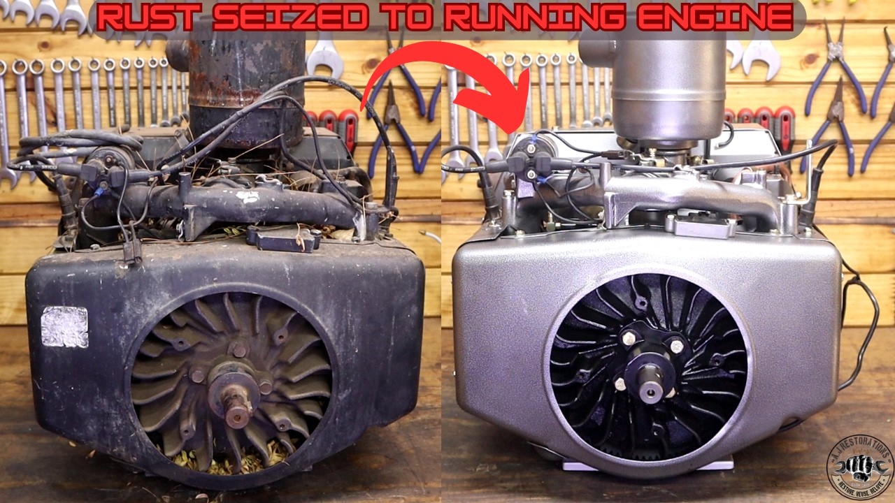 Restoring a Kohler KT17 John Deere Tractor engine - Full version - YouTube