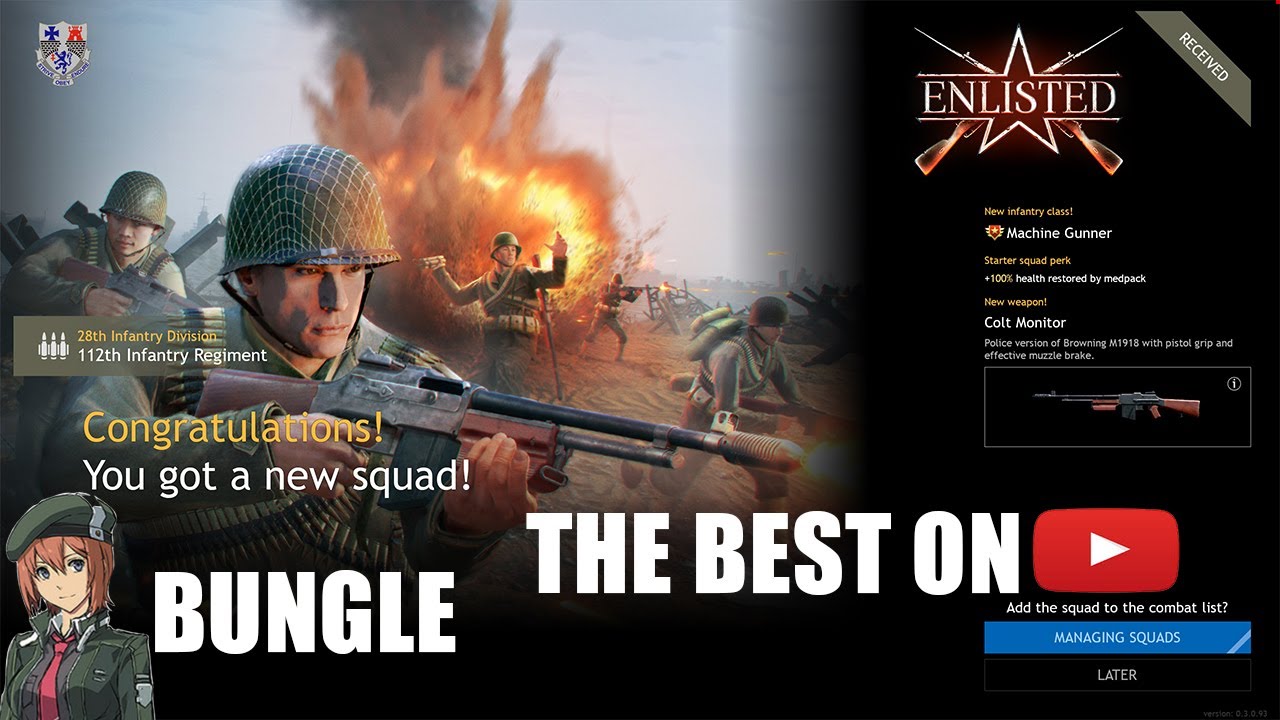 COLT MONITOR SQUAD GAMEPLAY!!! VERY FUN!!![ENLISTED] - YouTube