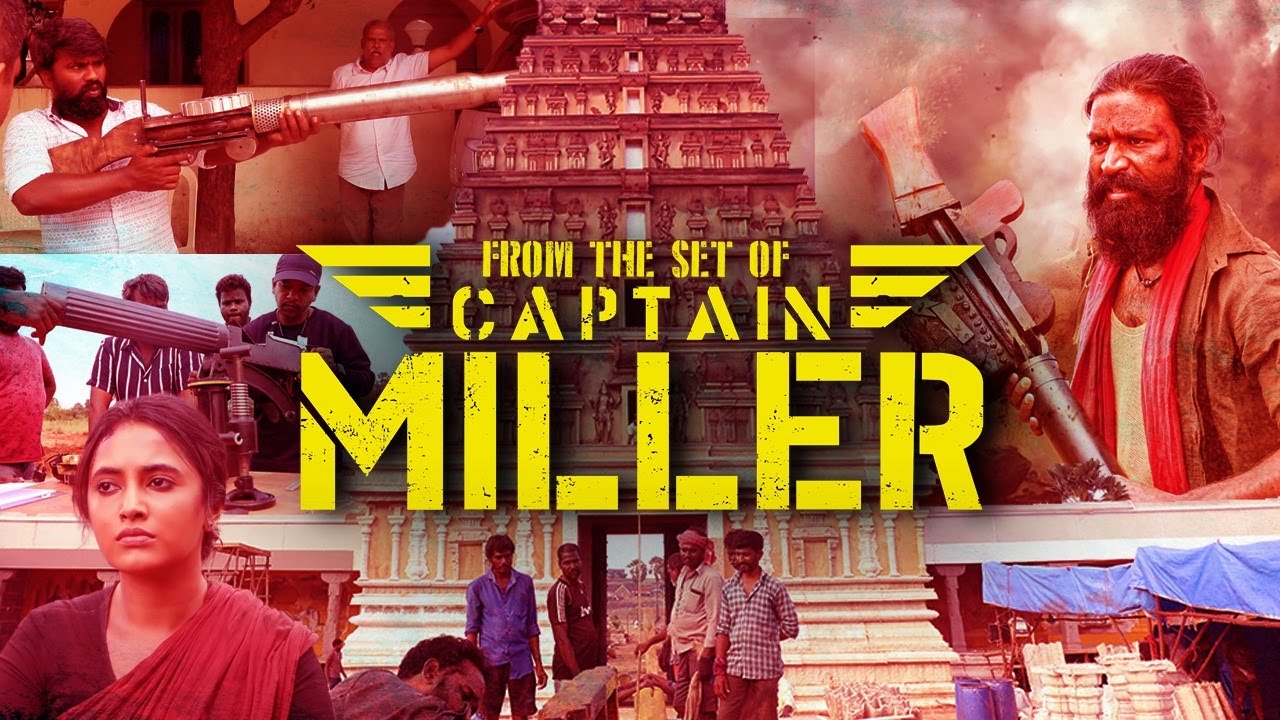 Captain Miller Set Making Glimpse🔥 | Arun Matheswaran | Dhanush ...