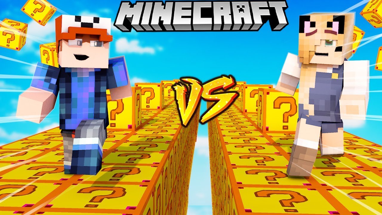 Szalony WyŚcig Fortuna Lucky Blocki Minecraft Fortunia Lucky Block