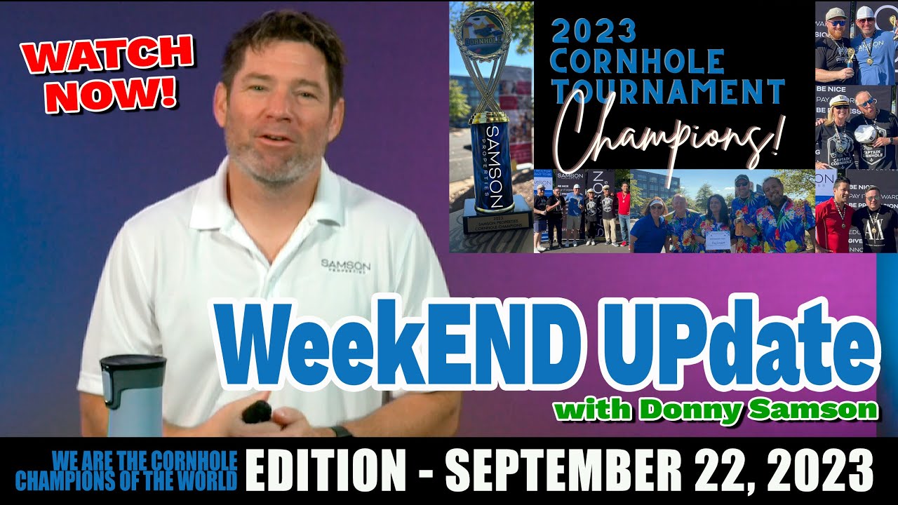 The Weekend Update with Donny Samson "Must Watch TV" - September 22nd ...