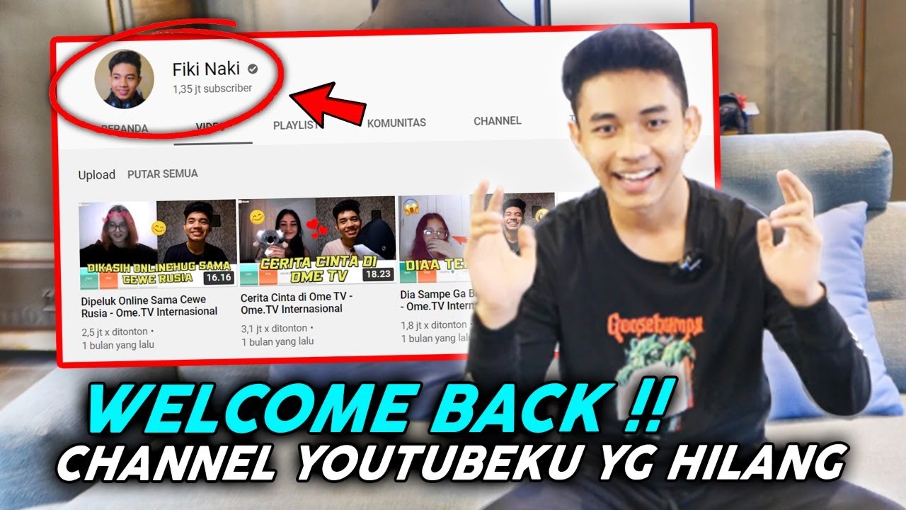 MY CHANNEL IS FINALLY BACK ! - YouTube