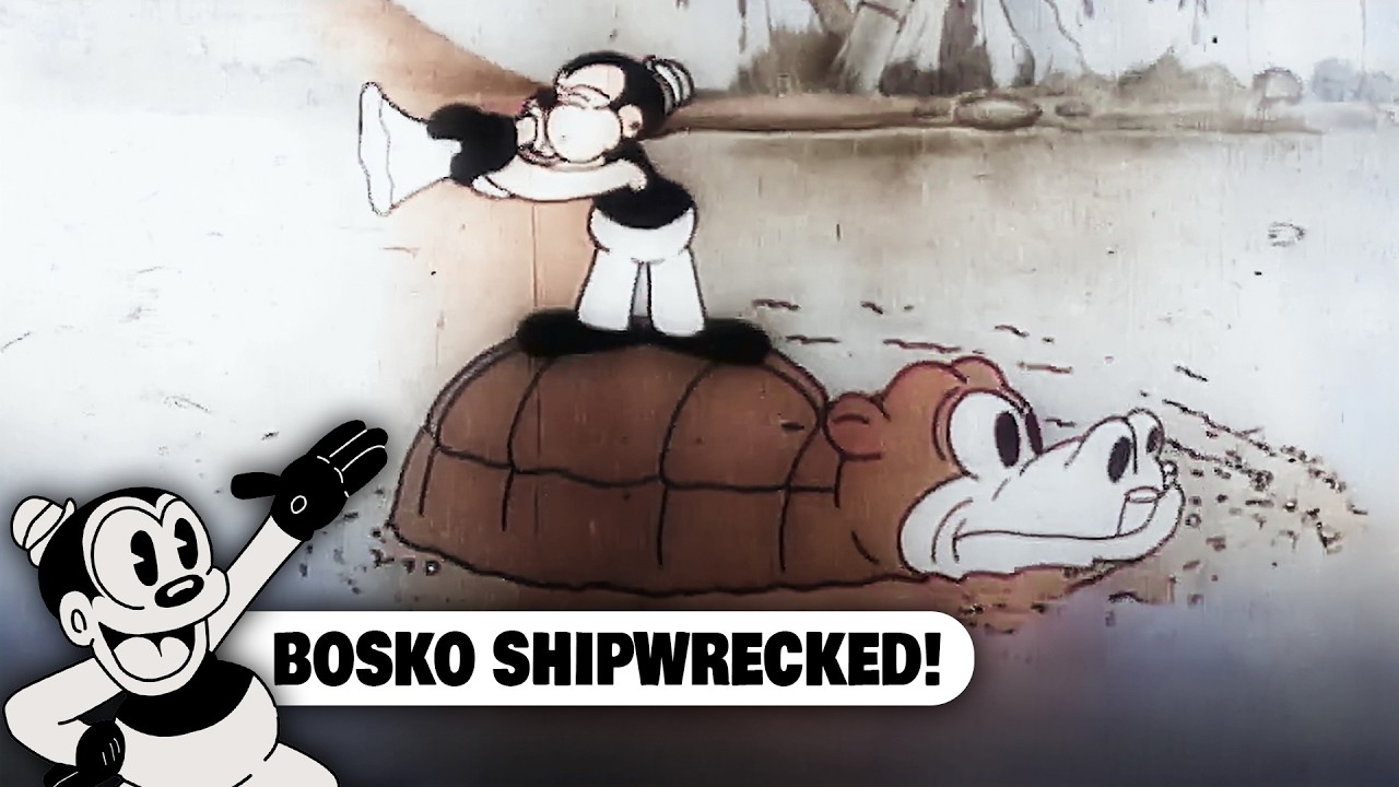 BOSKO SHIPWRECKED! - Bosko Cartoons (1931) | Full Cartoon Episode - YouTube