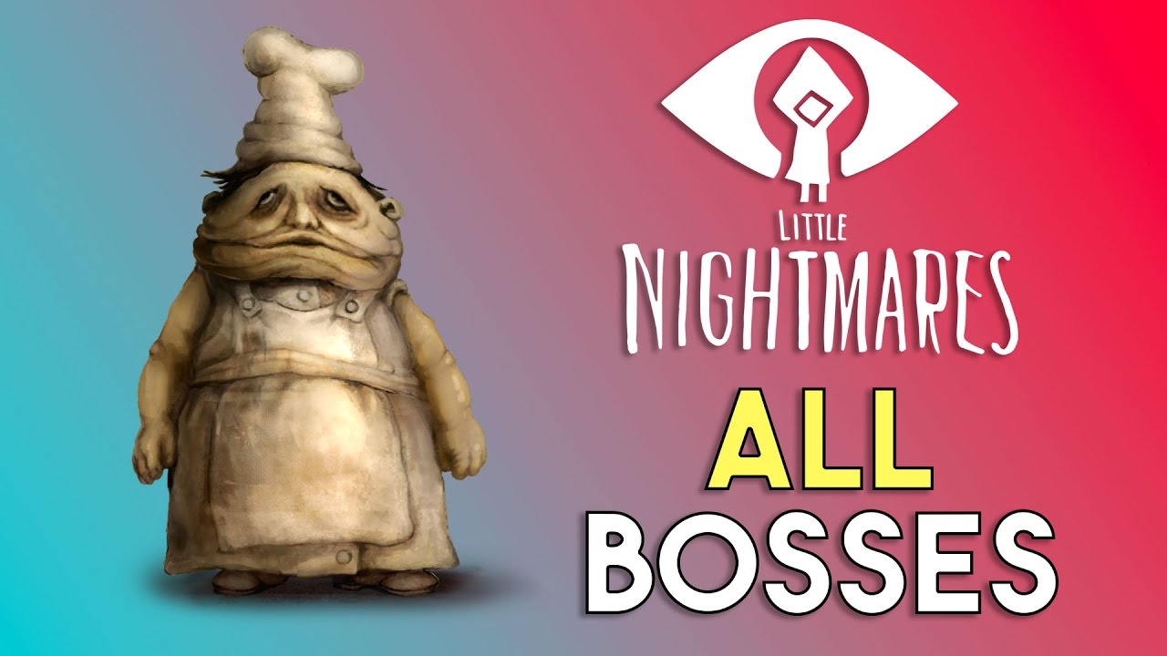 Little Nightmares All Bosses - Fights and Cutscenes - YouTube
