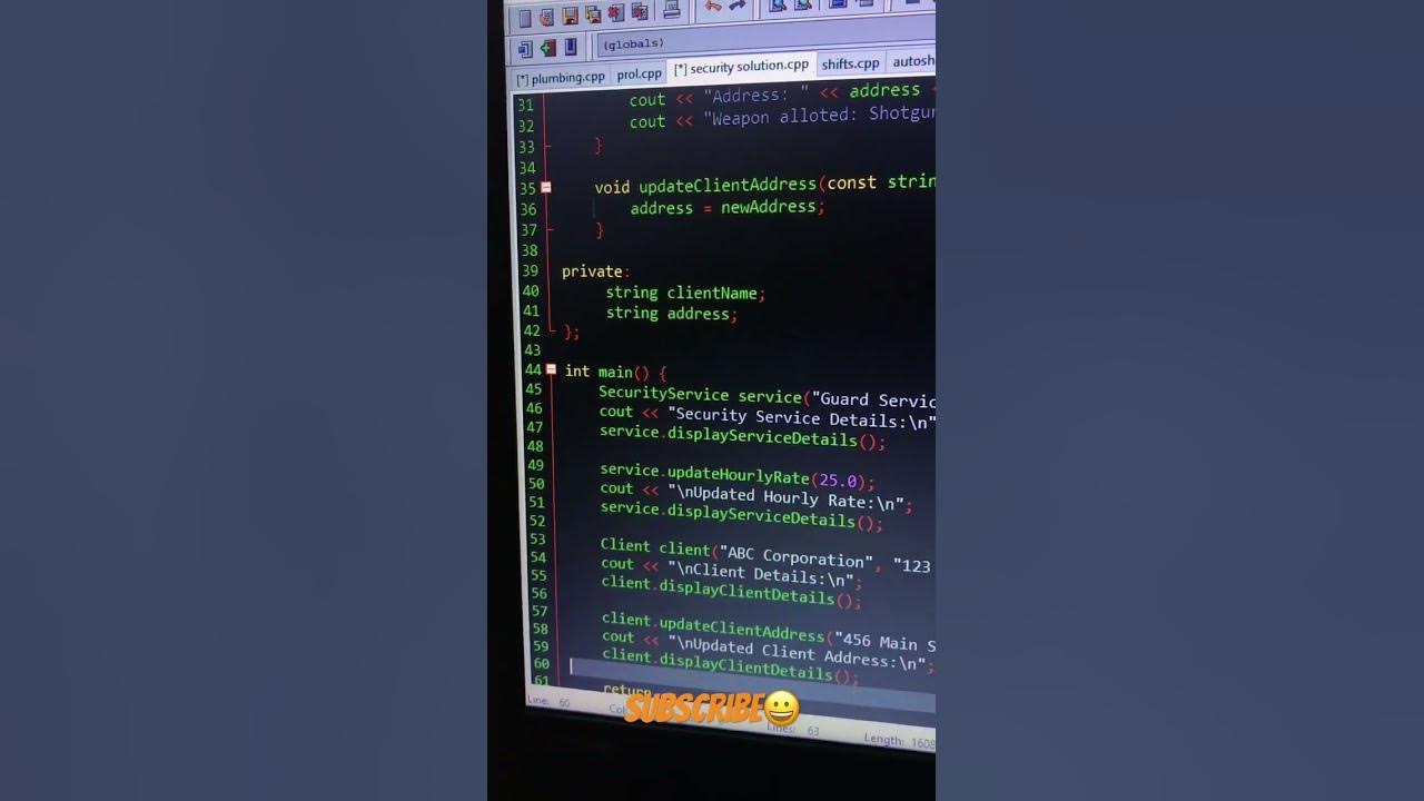 Guard Service Ide Dev C Cppprogramming Youtube