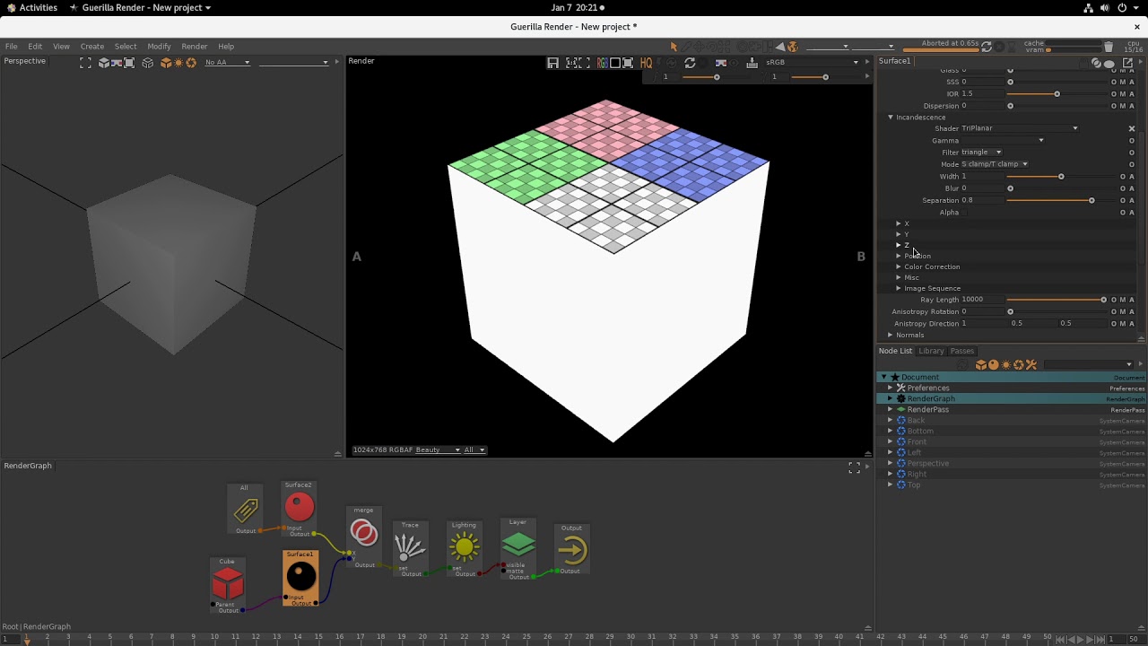 Create a triplanar projection - YouTube