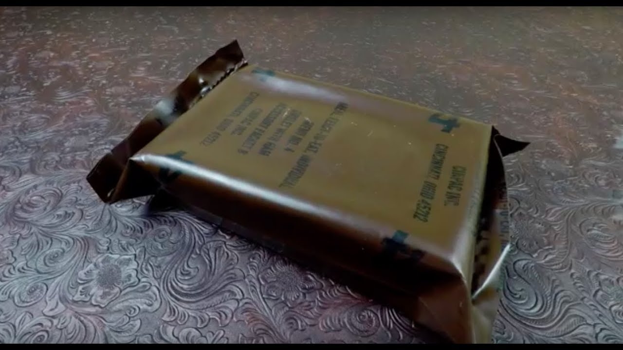 MRE Review The Worst MRE Ever Produced 1992 Menu 4 Ham Omelet - YouTube
