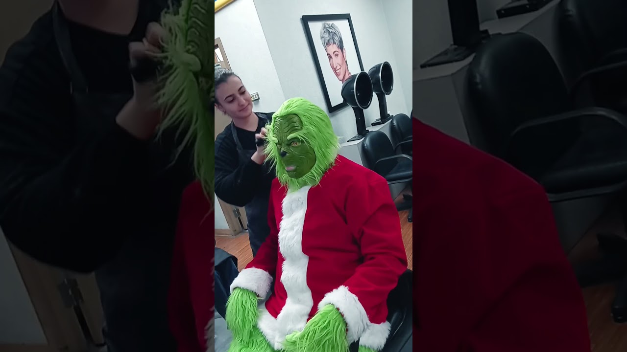 Grinch bad hair day - YouTube