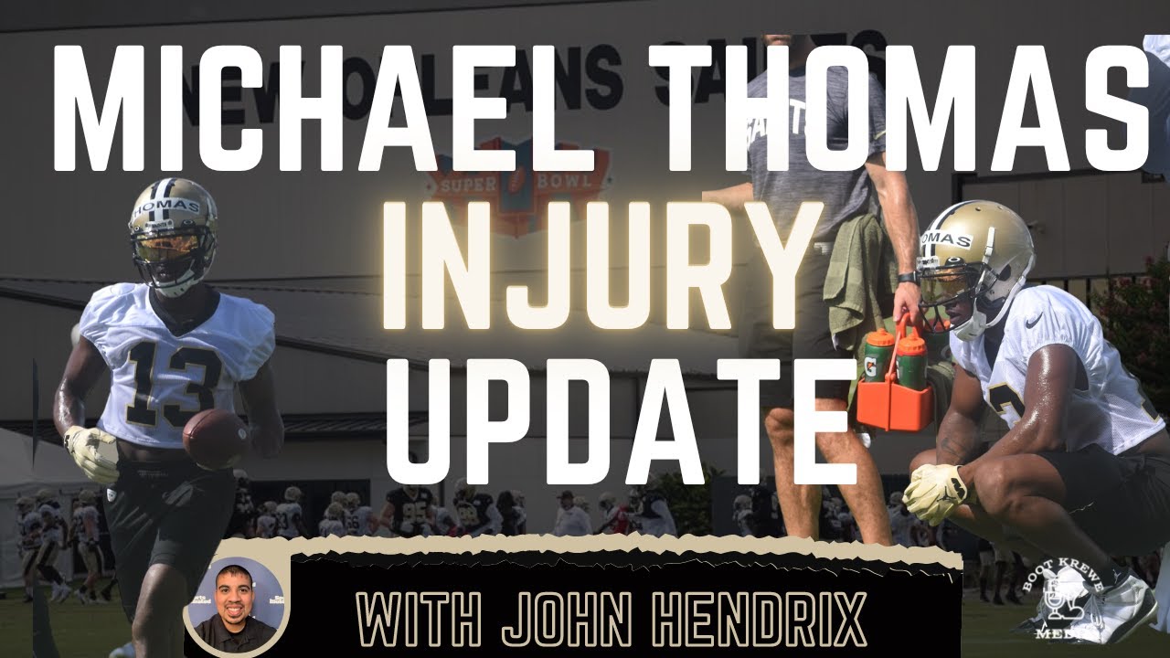 Michael Thomas Injury Update - YouTube