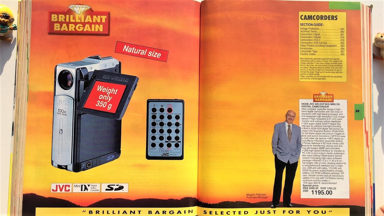 Catalog Camcorder 2002 Handycam Sony DCR-IP5/TRV30/Digital/ Panasonic ...