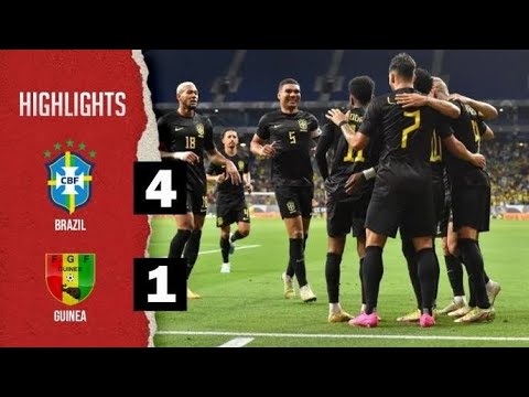 Brazil vs Guinea 4-1 All Goals Highlight 2023 - YouTube
